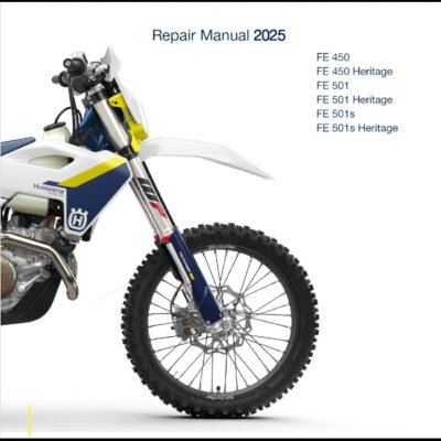 2025 Husqvarna FE 450-501 Repair Manual – Kristofsx.com | KTM Repair ...
